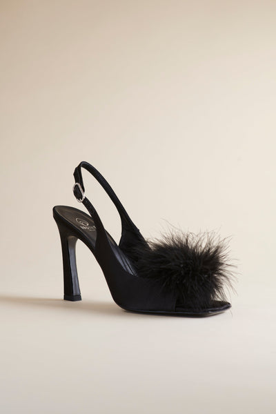 Holly Pump In Midnight Satin Brother Vellies