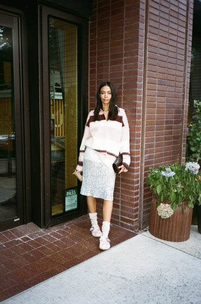 Women's Greg Shoe in Strawberry Cow – Brother Vellies